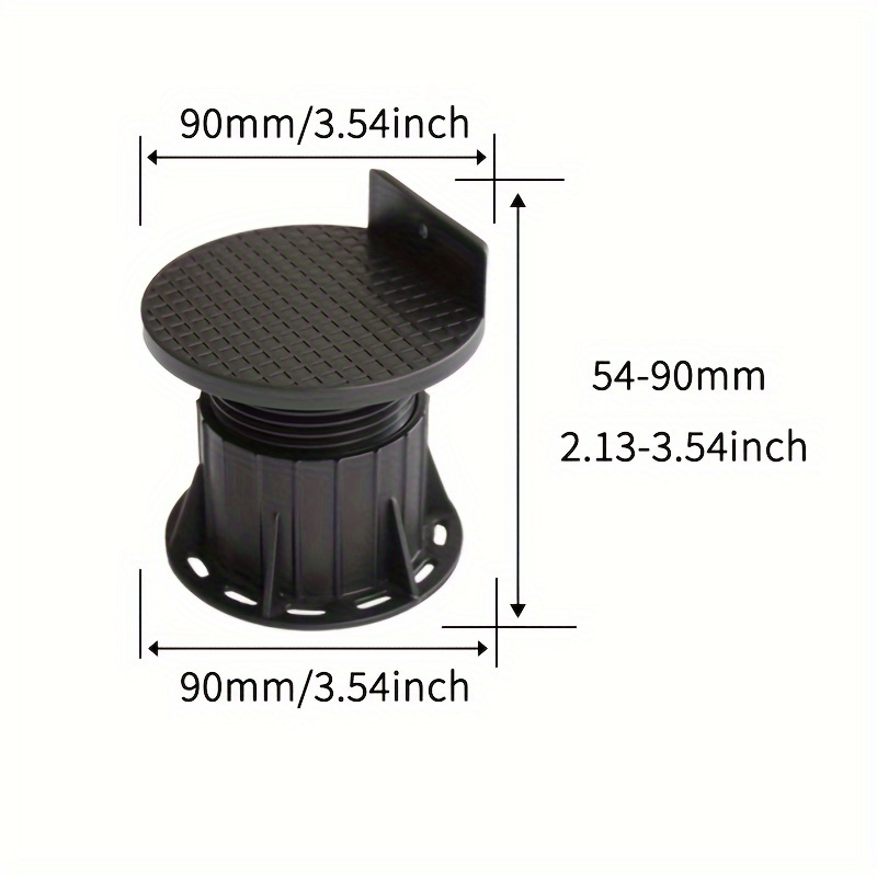 Adjustable Plastic Pedestal Support Base Outdoor Deck Tiles - Temu