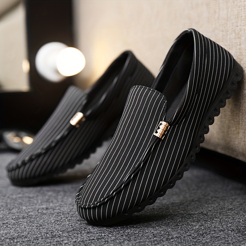 Mens Trendy Low Top Slip On Canvas Shoes Breathable Lightweight Walking ...