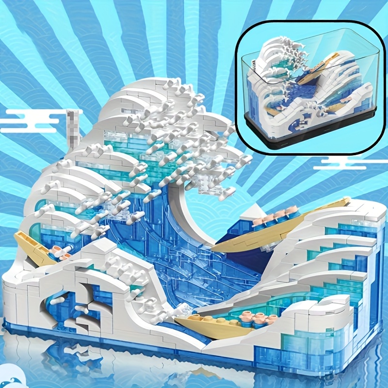 building brick sets sold on Temu United States