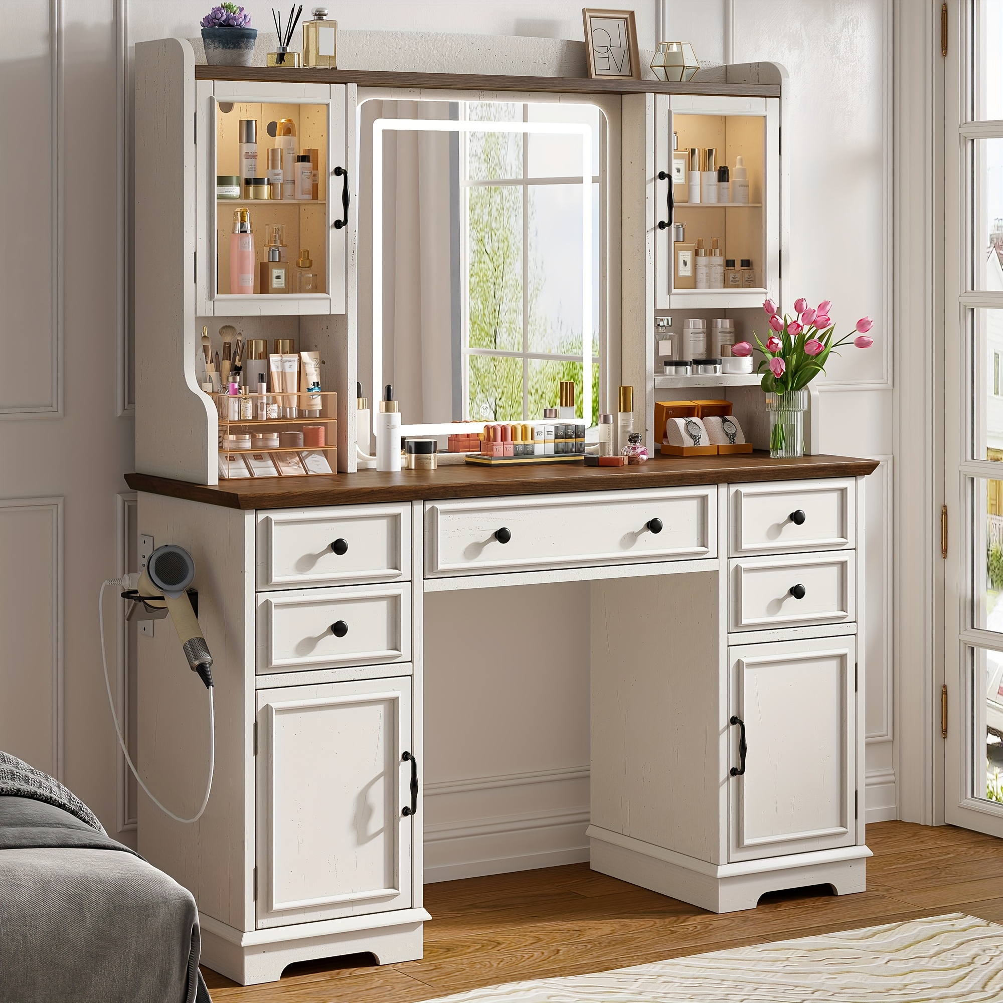 make up vanity sold on Temu United States