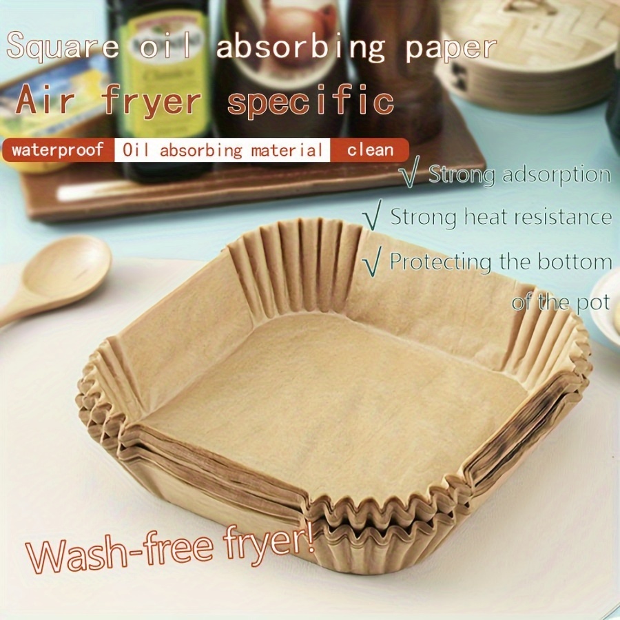Air Fryer Disposable Parchment Paper Liners Oil Waterproof - Temu