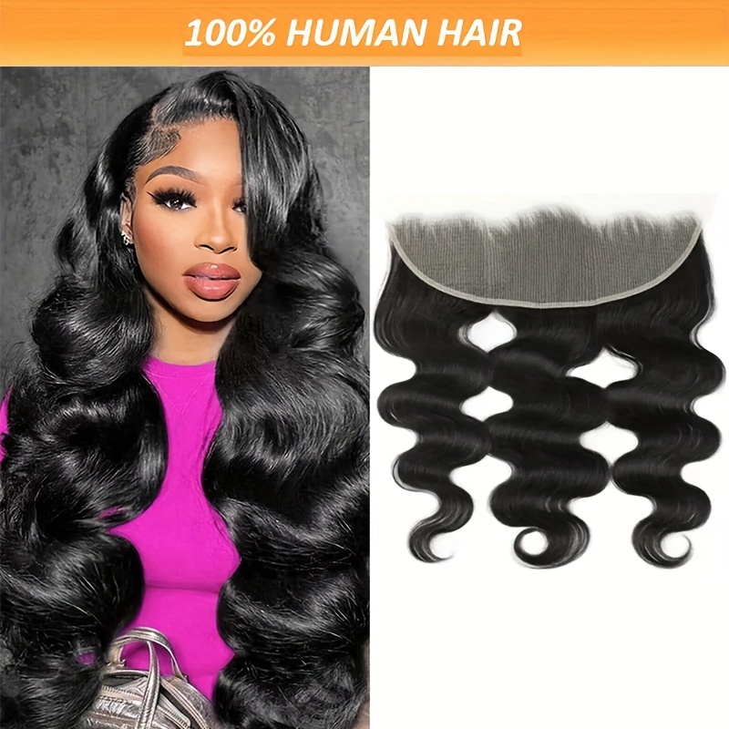 Human Hair Frontal sold on Temu United States