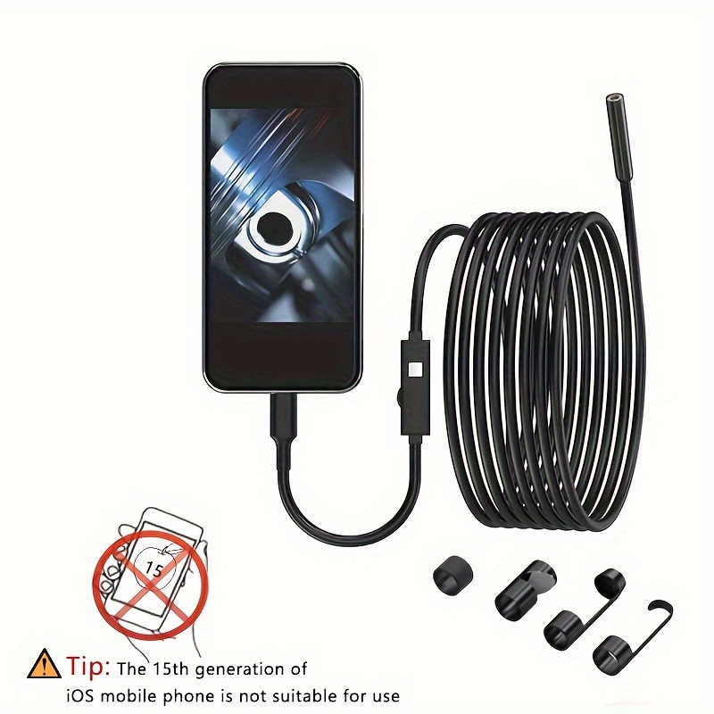 Hd Mini Endoscope Camera Waterproof Ip67 Adjustable Hard - Temu Portugal