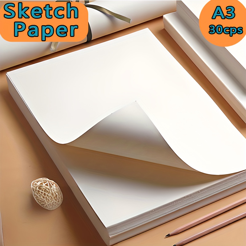 Fine Texture A3 Sketch Paper 30 Sheets For Artistic - Arts, Crafts ...