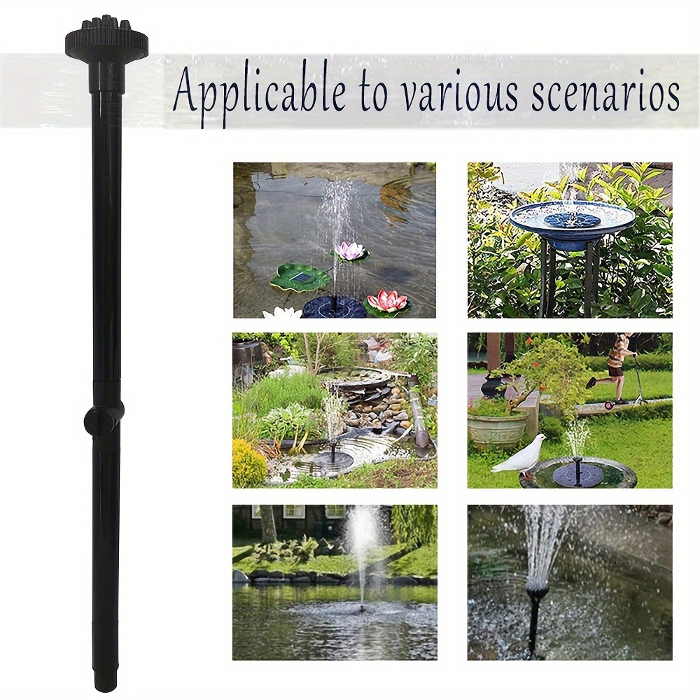 1pc Plastic Fountain Nozzle Set With Adjustable Spray Patterns For ...