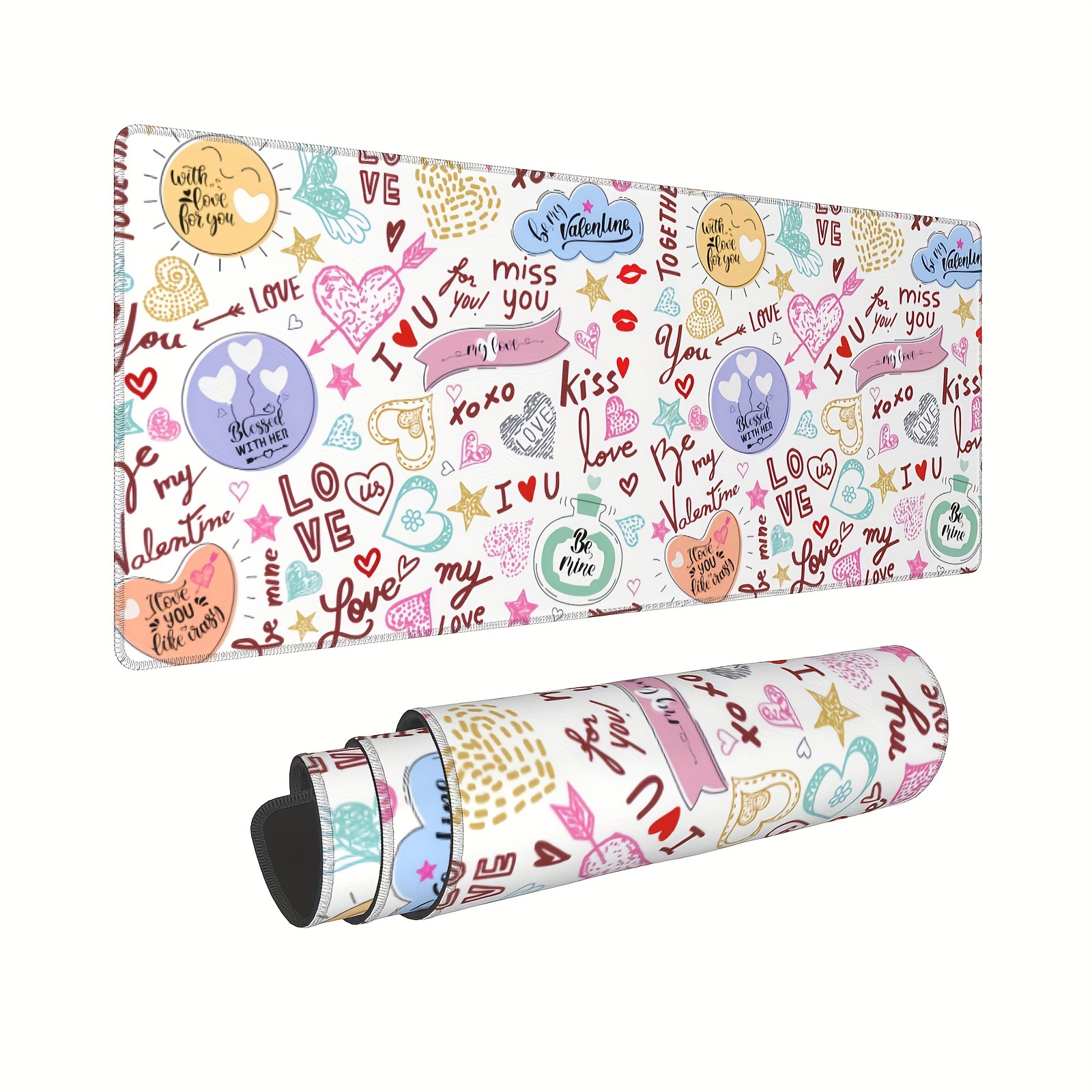 Love Extended Mouse Pad Large Gaming Mouse Pad Computer - Temu Ireland