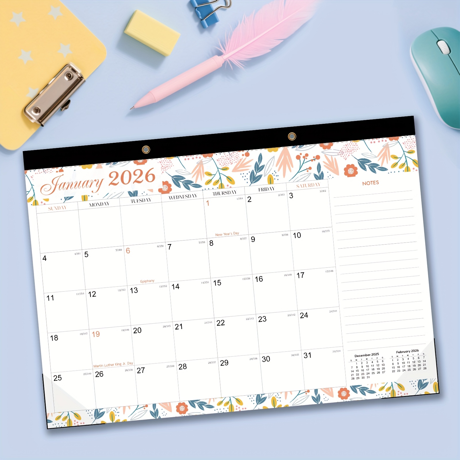 Pastel Adjustable Flip Calendar Bulletin Board For Classroom TecUnite ...