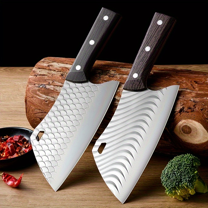 식당용 1개 세트 주방 칼 날카롭지만 지배적이지 않은 고기 도끼 채소 도끼 다용도 주방 칼 효율적인 과일 칼 내구성 있는 요리사 칼 조리용 칼 생선 필렛 칼