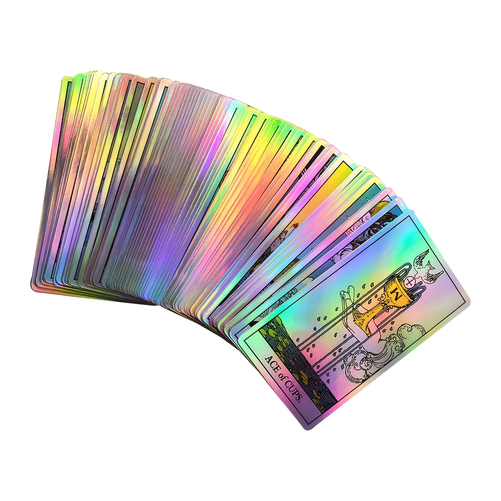 holographic tarot cards sold on Temu United States