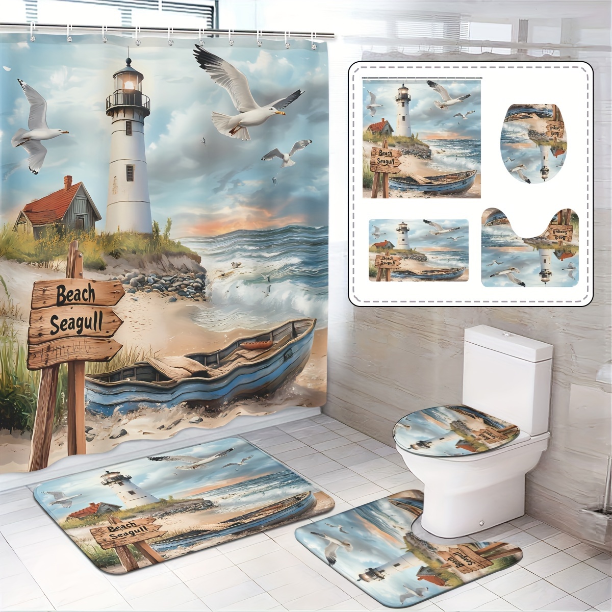 Lighthouse Home Decor Bathroom