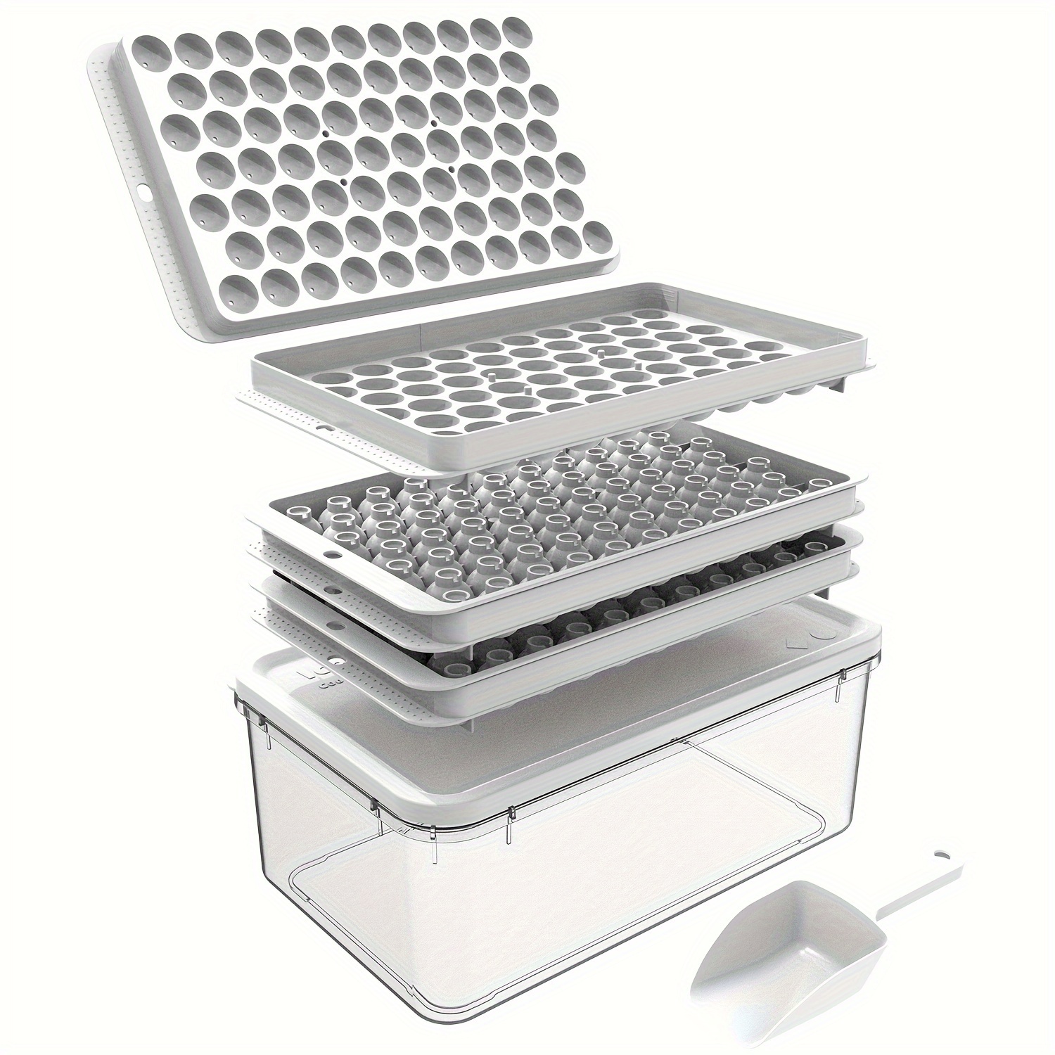 Set Of 3 Mold For Ice Cubes Ice Tray For Freezing With Ice - Temu ...