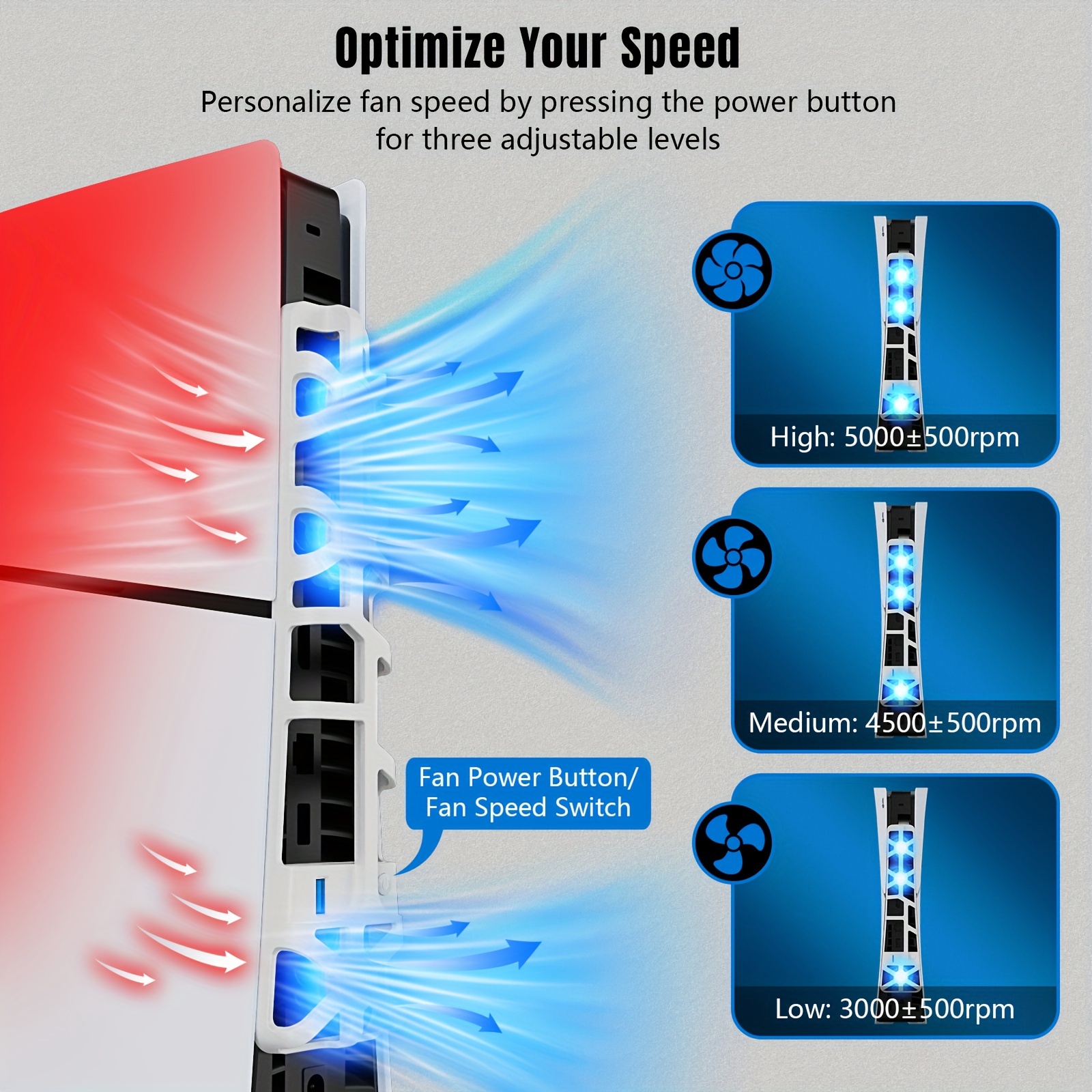 Ps5 Fan Led Lights Usb 3.0 - Temu