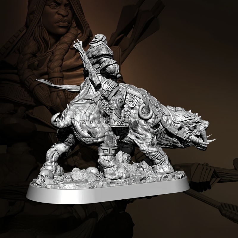 Diy 50mm Resin Model Kit Unpainted Self Miniature For Rpgs Display ...