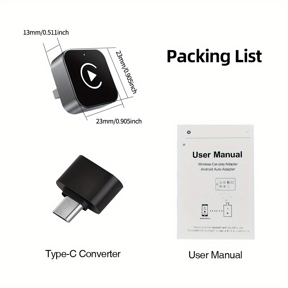 car play adapter sold on Temu United States