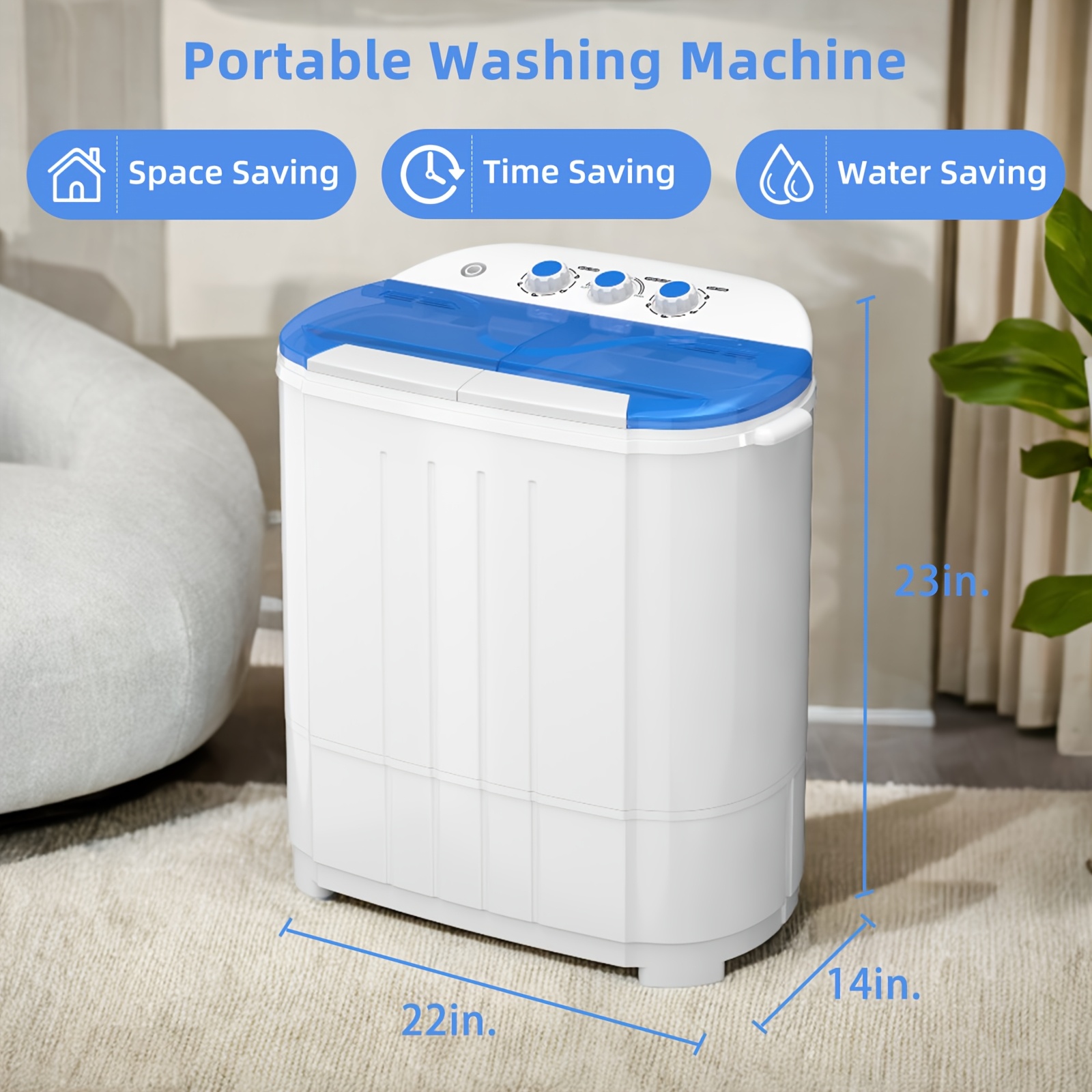 washing machines sold on Temu United States