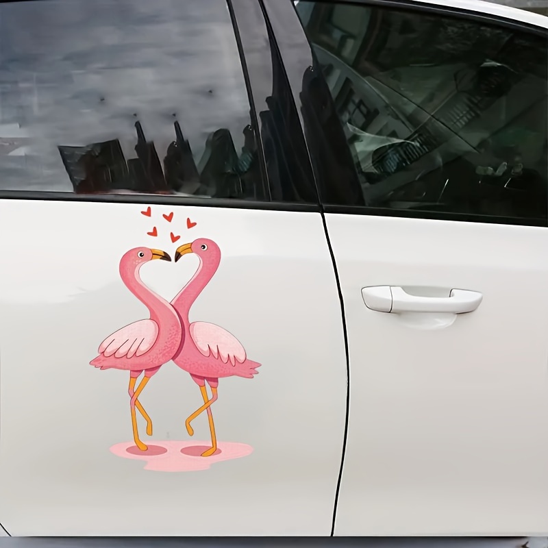 Exquisite Cute Intimate Flamingo Car Sticker Laptop Bottle - Temu Ireland