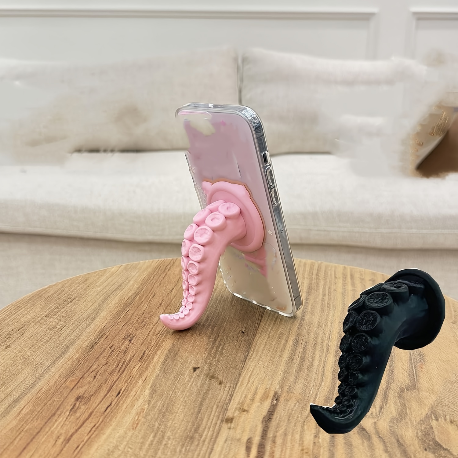 Innovative 3d Octopus Claw Phone Holder - Magnetic, Rotatable Stand For ...