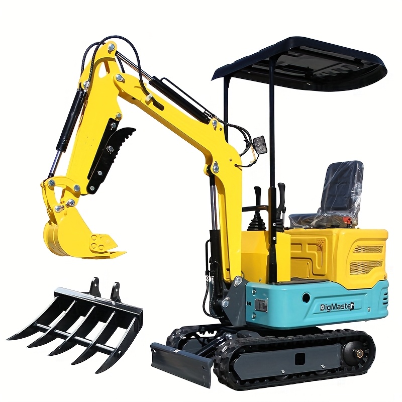 mini excavator sold on Temu United States