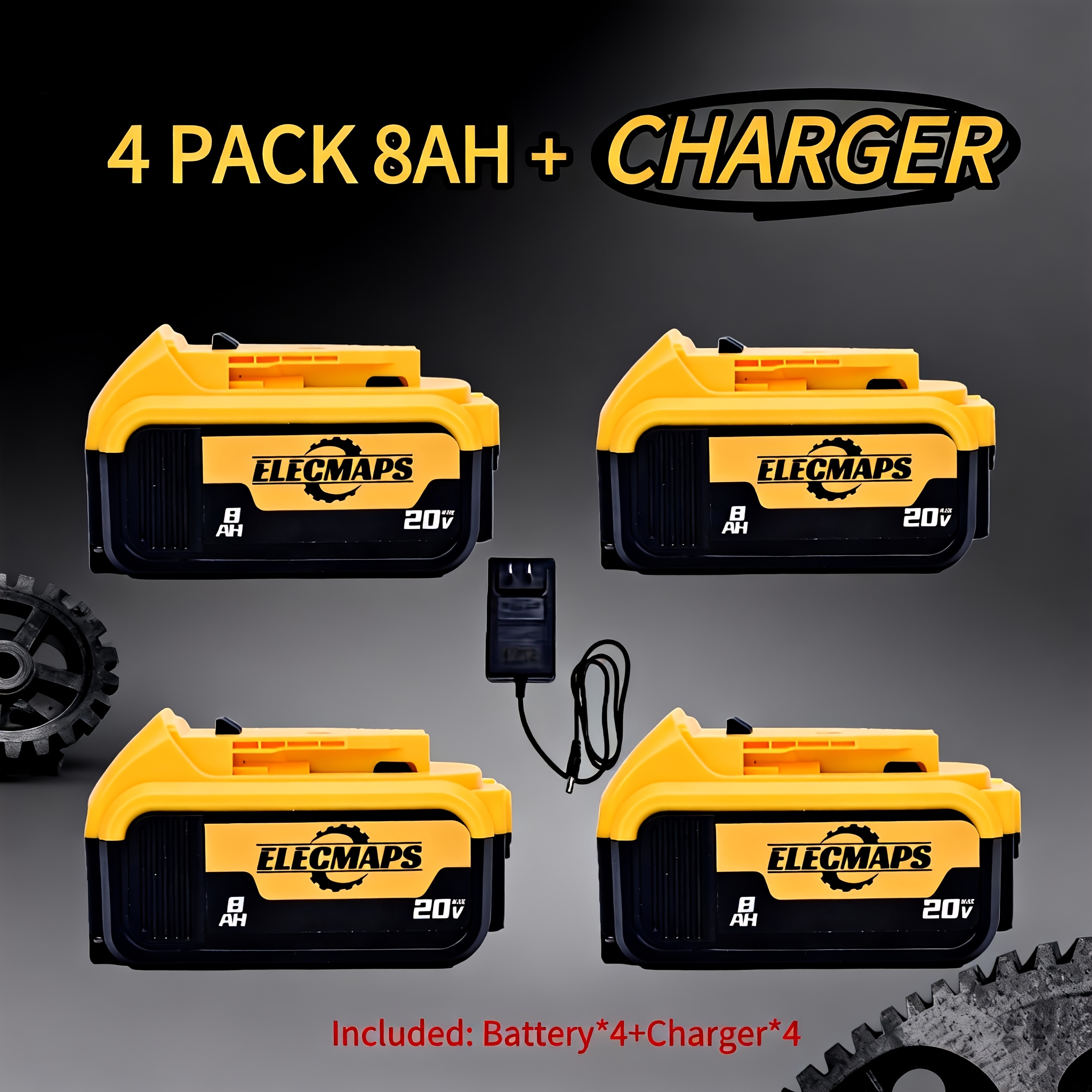 batteries for power tools sold on Temu United States
