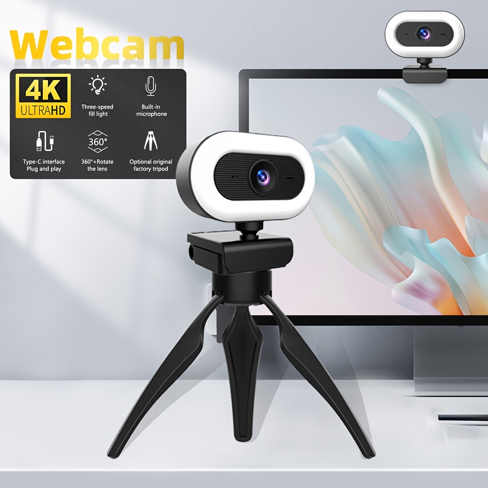 Dell Ultrasharp 4k Computer Camera 4k Ultra Hd Webcam Ai Noise ...