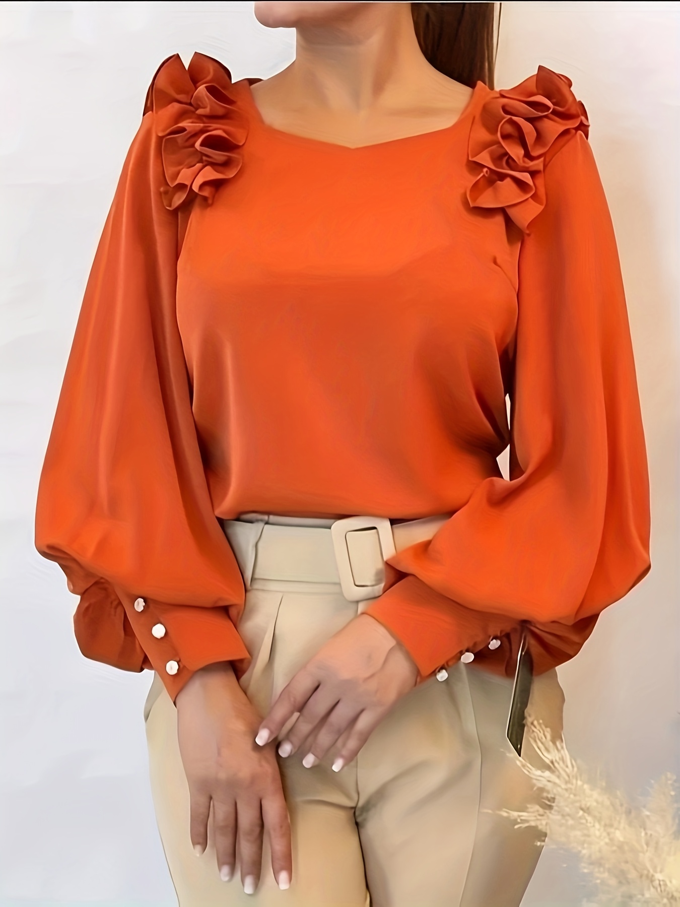 elegant blouses sold on Temu United States