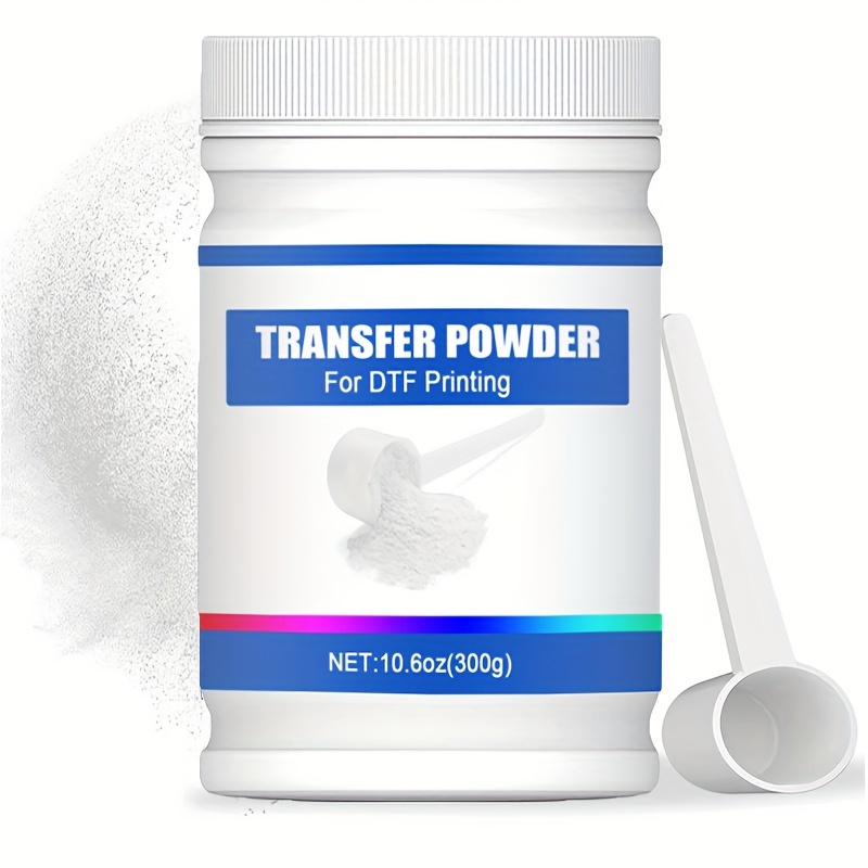 1pc White Dtf Powder Heat Transfer Dtf Powder For Digital Printing On ...