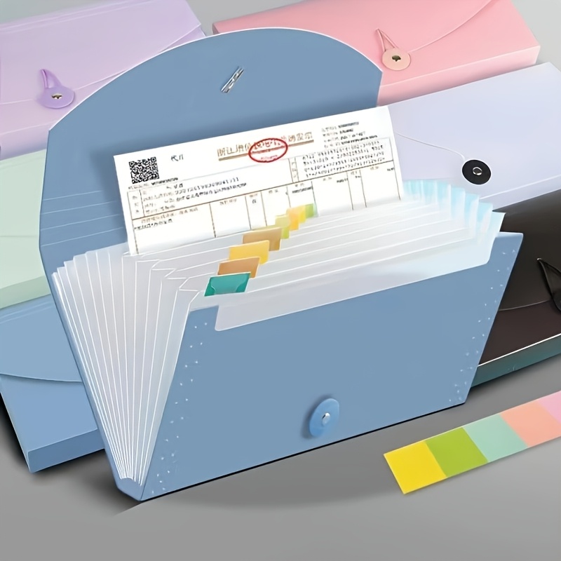 accordion file folder sold on Temu United States