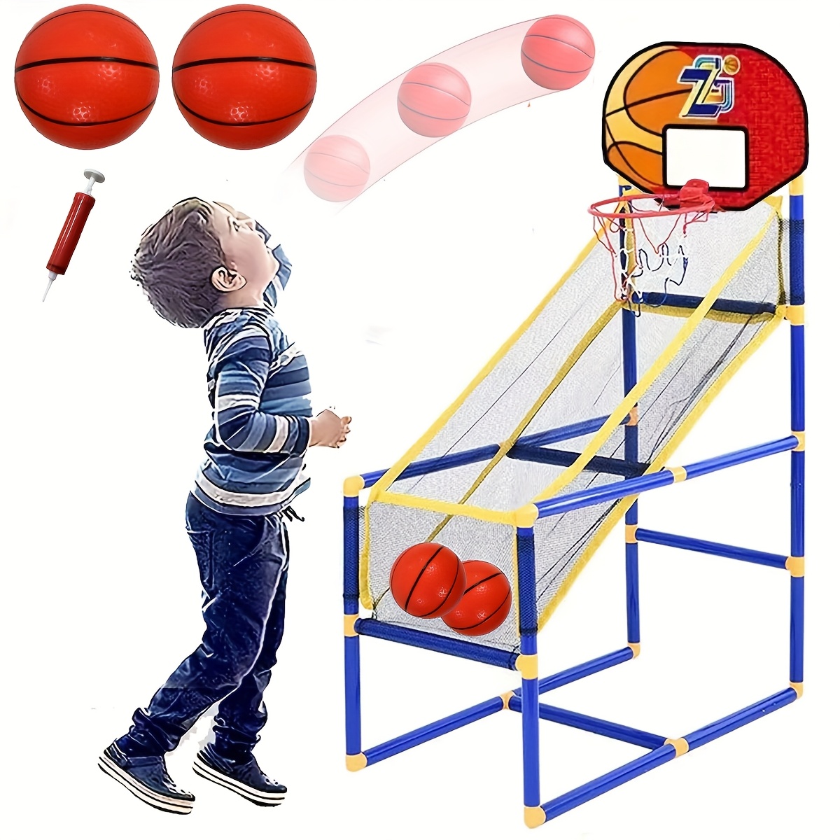 Gaga Ball 8.5 Inch Playground Balls 6-Pack With Pump - Dodgeball ...