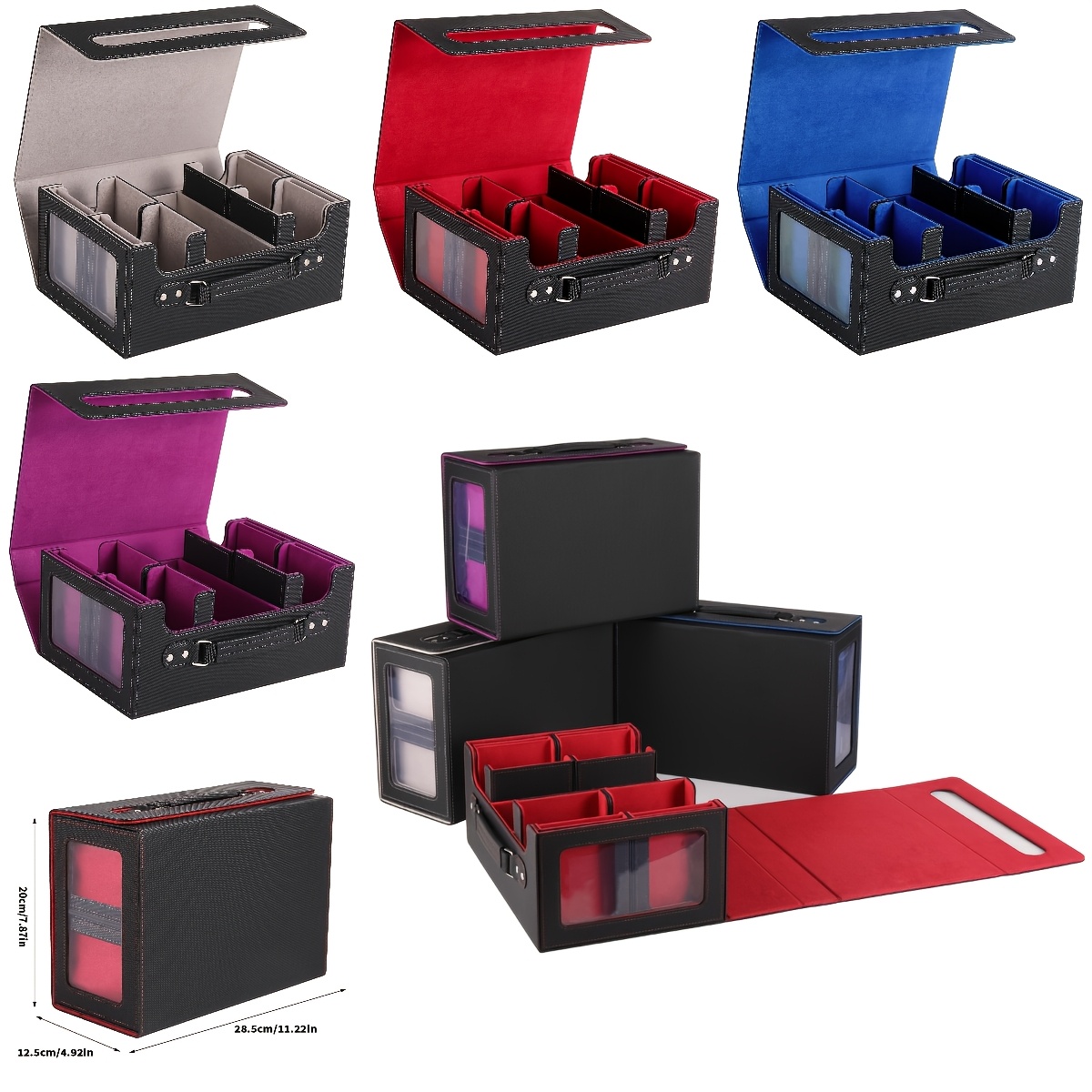 card storage boxes sold on Temu United States