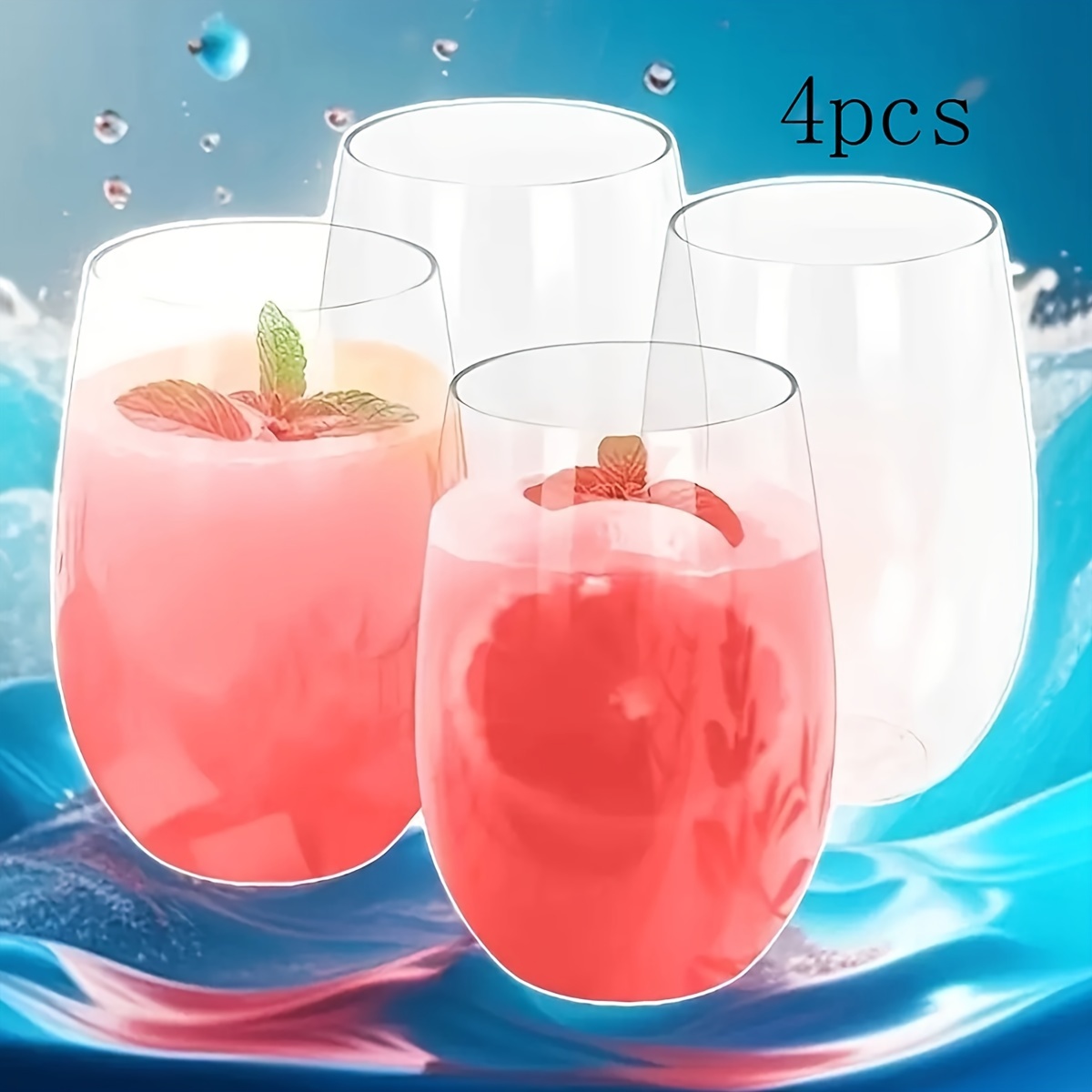 plastic cups reusable sold on Temu Philippines