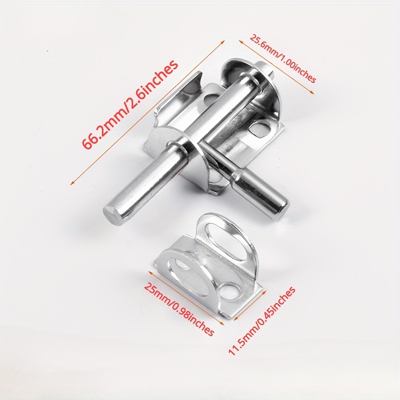 Lot De 5 Verrous De Portail Coulissant En Acier Inoxydable 201 Robuste ...