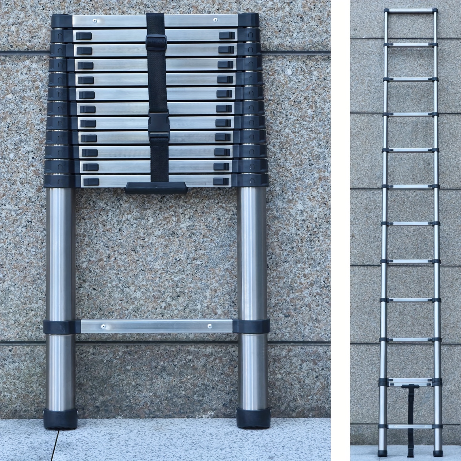 Portable Telescopic Folding Extension Ladder Folding Step - Temu