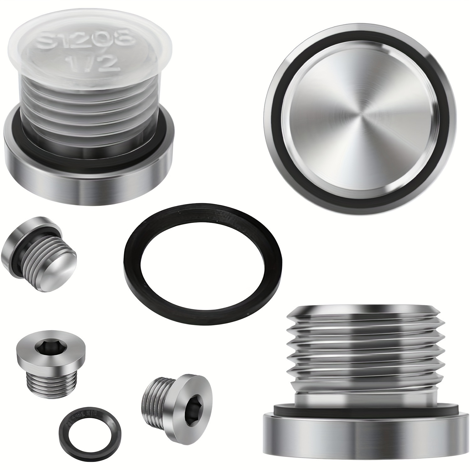 Stainless Steel Blind Plugs Hex Socket G1/8 G1/2 Threaded - Temu Malta