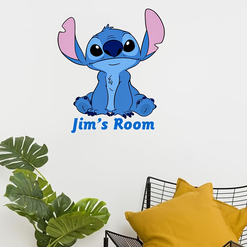 Disney Stitch Large Size Wall Decals, Personalised Wall Window Decor ...