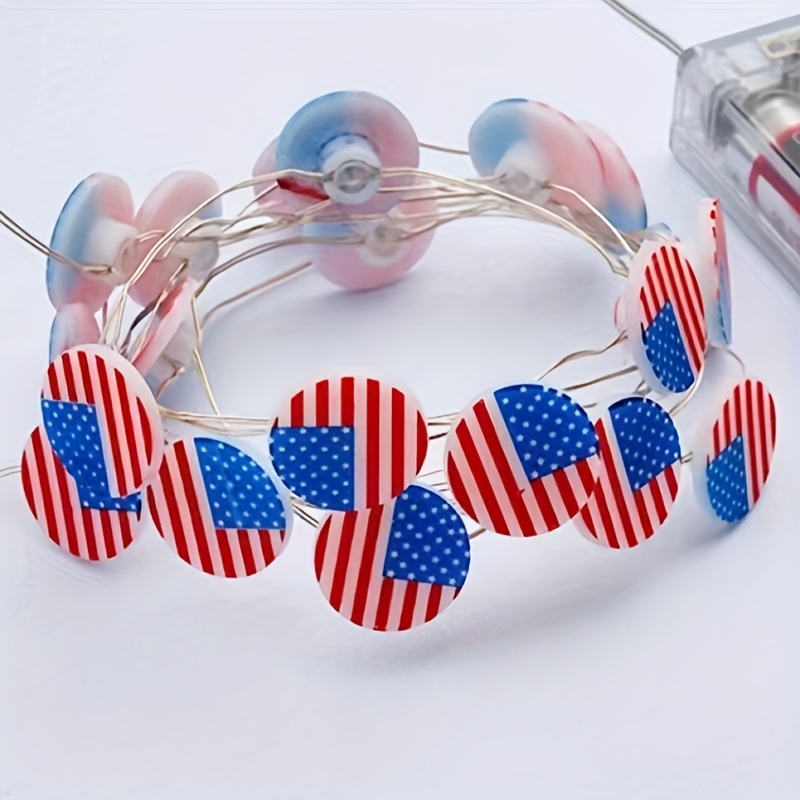 Independence Day Decorations Battery Operated Led String - Temu Australia