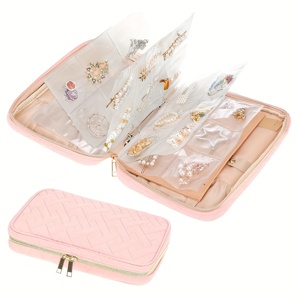 1pc Jewelry Travel Storage Display Bag Ring Binder - Temu Canada