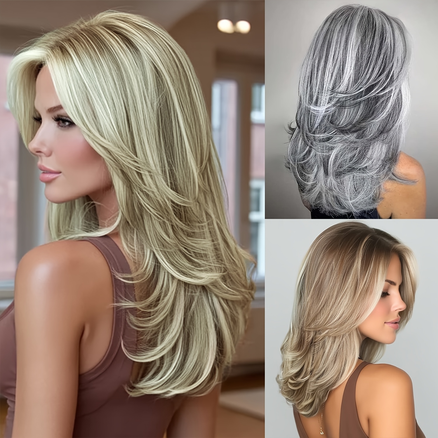 natural hair wigs for women sold on Temu United States