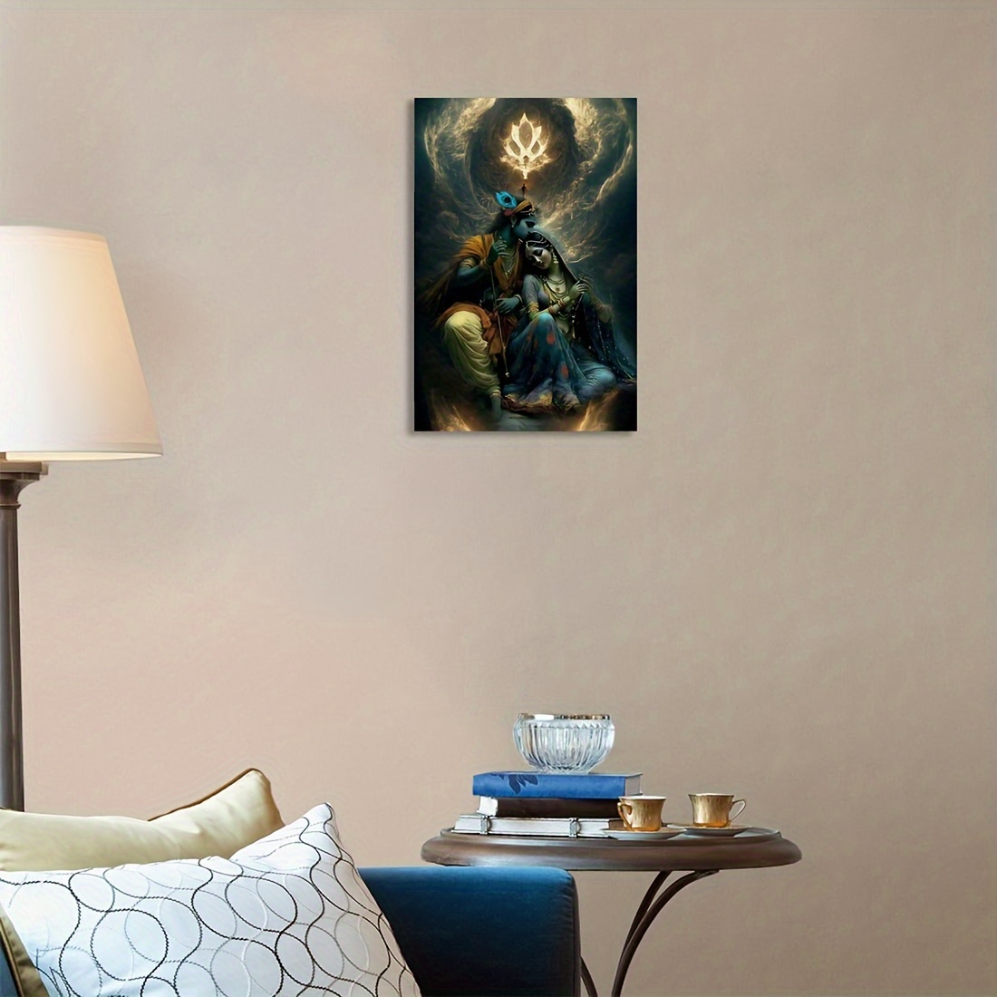 Hindu Spiritual Canvas Art Poster Indian - Temu