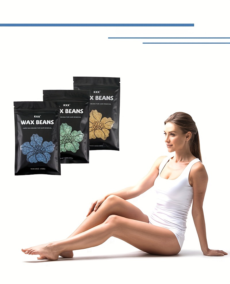 Kxx Wax Beans: Hard Wax Beads For Hair Removal - Low Allergenic, Aloe ...