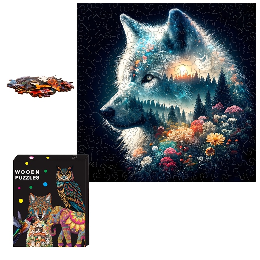 wood puzzles sold on Temu United States