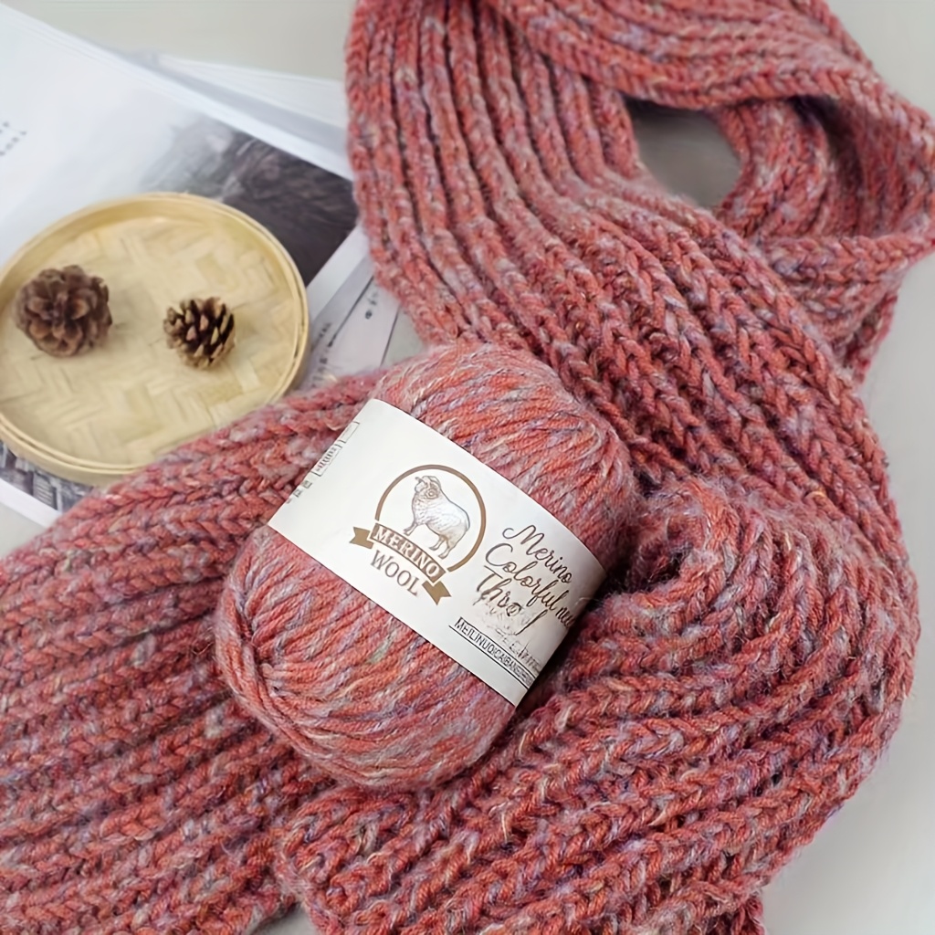 chunky wool yarn sold on Temu United States