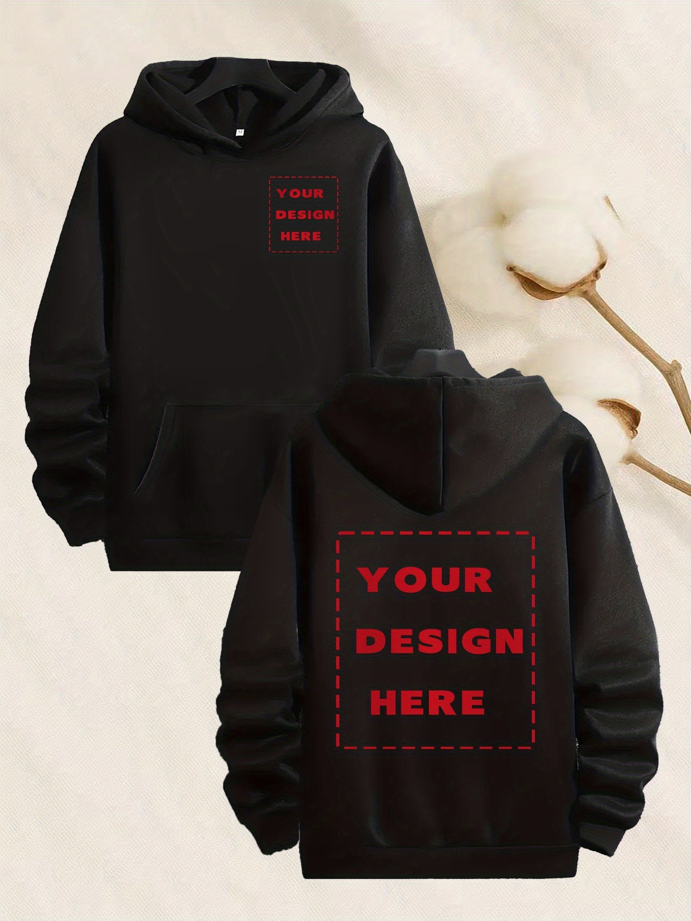 personalized hoodie sold on Temu United States