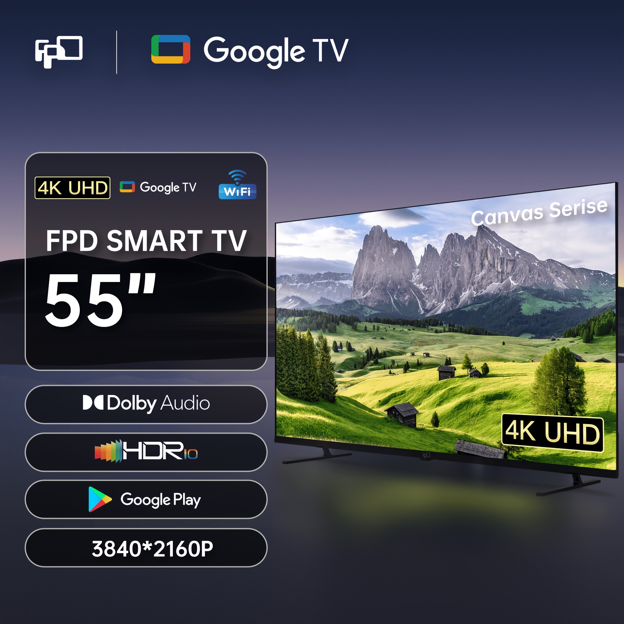 smart tvs sold on Temu United States