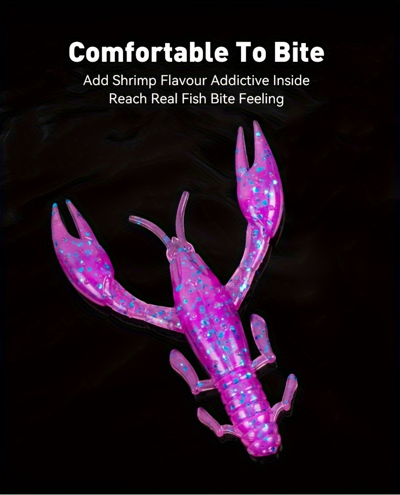 Kingdom 7/8/9pcs Floating Soft Lures, Bionic Lobster Bait For ...