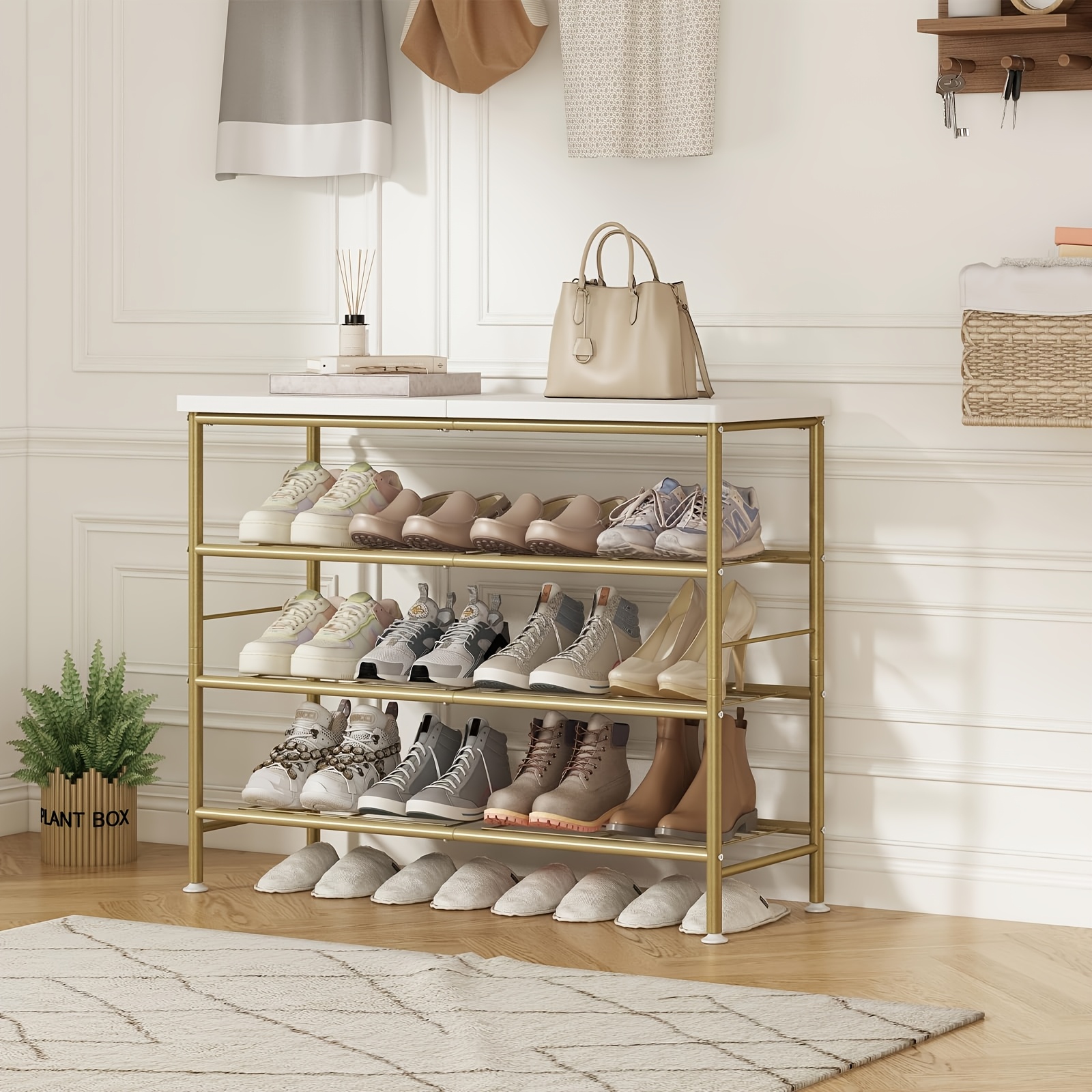 shoe rack sold on Temu United States