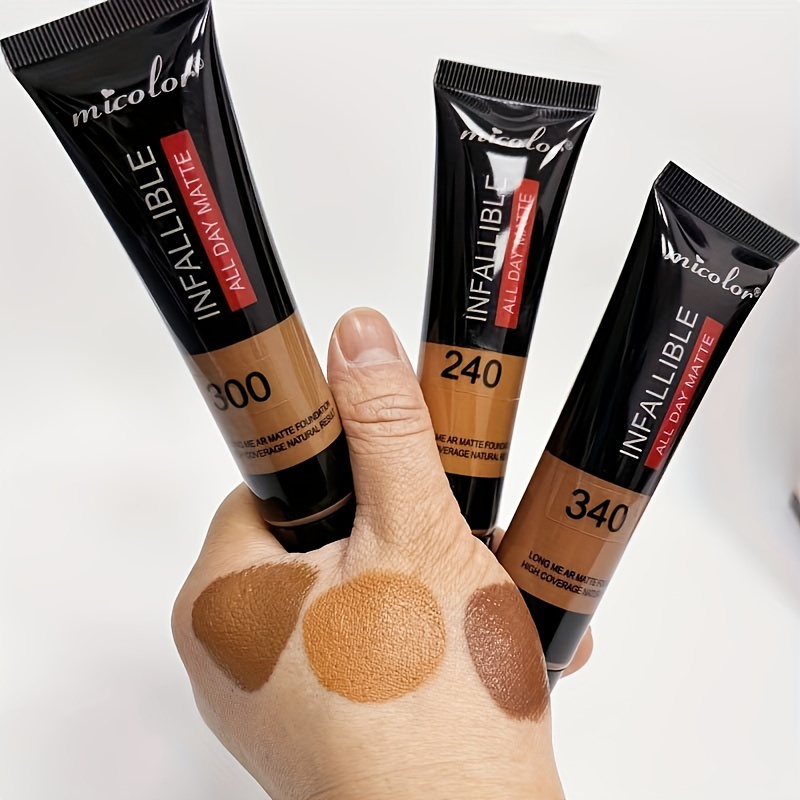 Skin Tones Matte Finish Cream Foundation - Temu