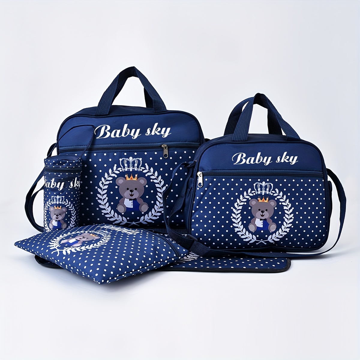Baby Changing Bag Chad Valley Tiny Treasures Diaper Bag Play Set ...