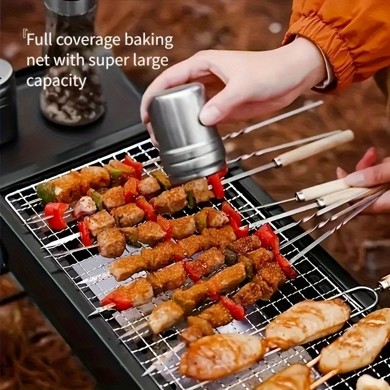 1pc foldable grill portable travel folding barbecue grill with suitable ...