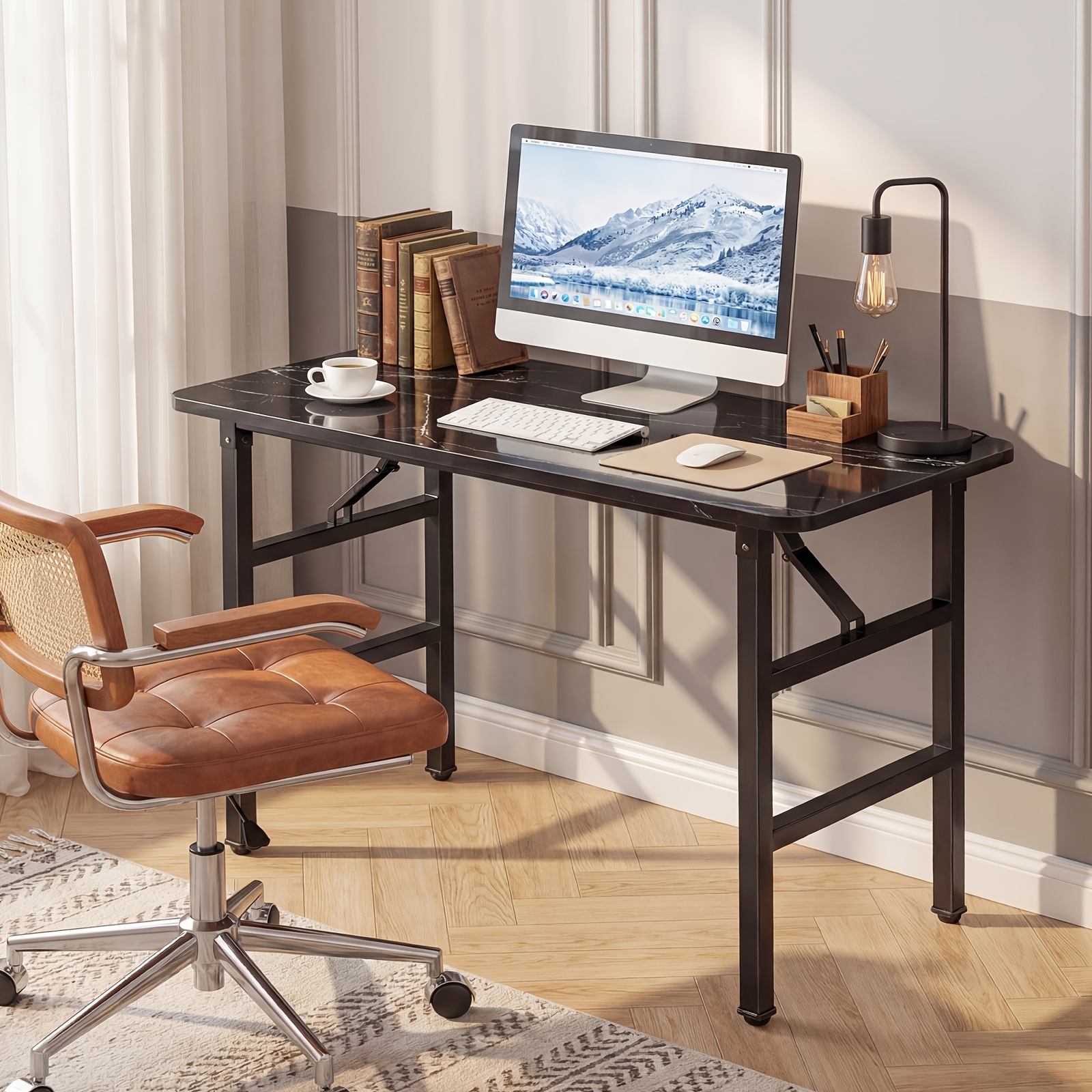 folding computer desk sold on Temu United States