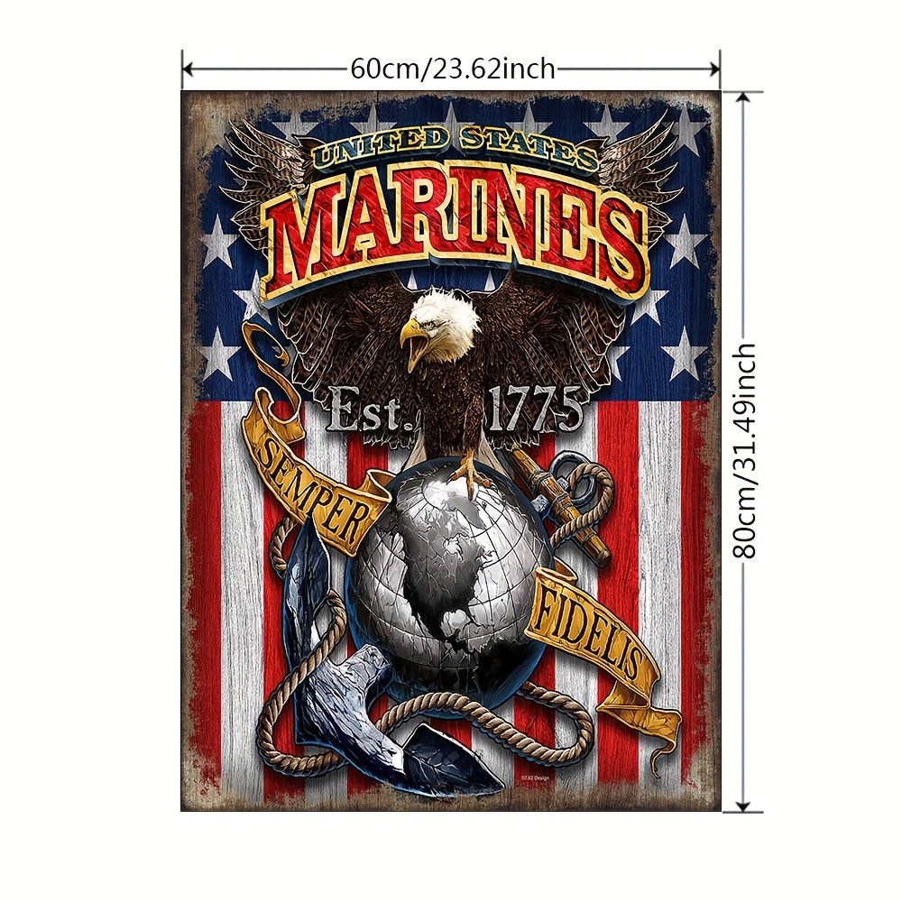 Unframed Canvas Wall Art United States Marines Poster Cool - Temu ...